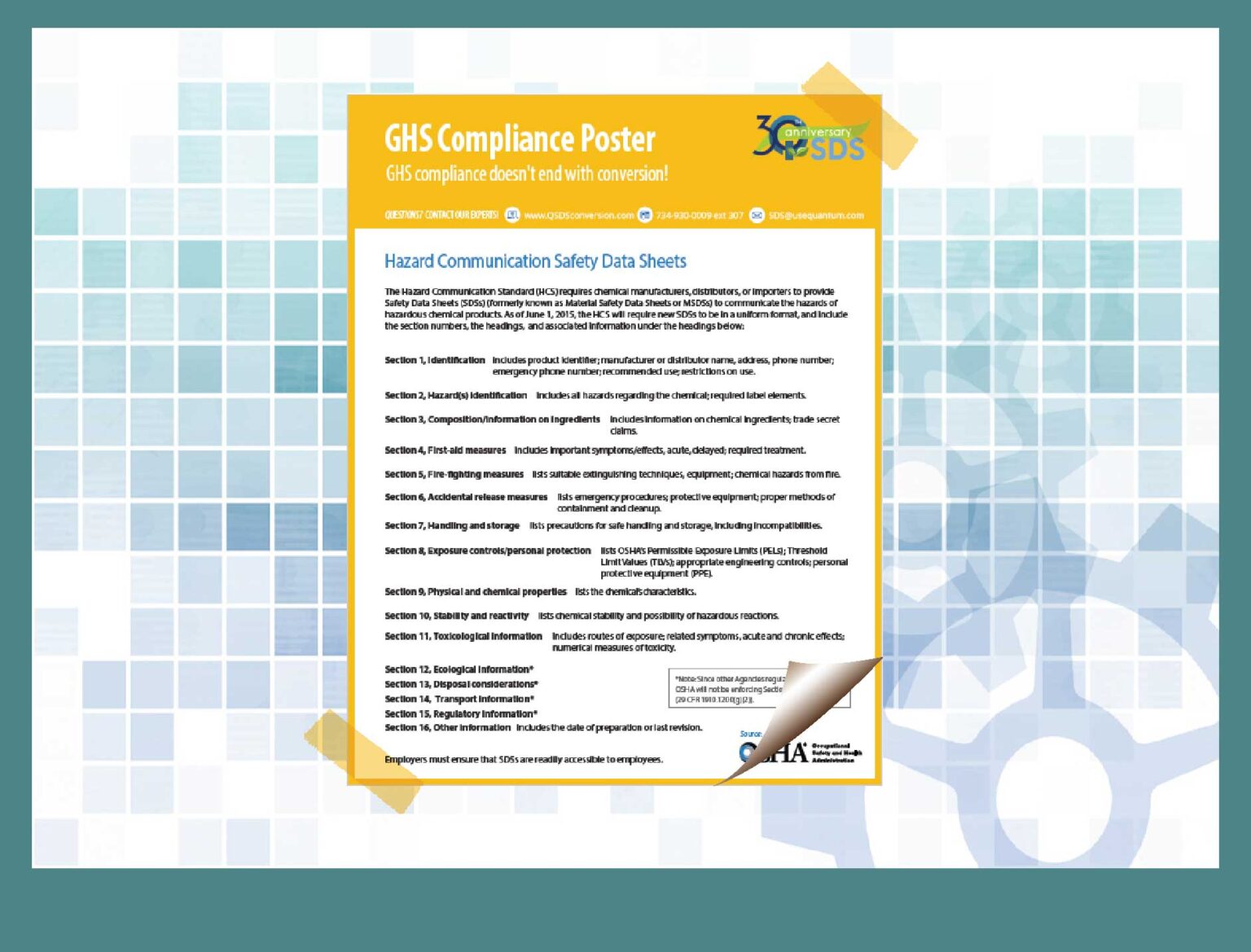 Guide : GHS Poster – Quantum Compliance