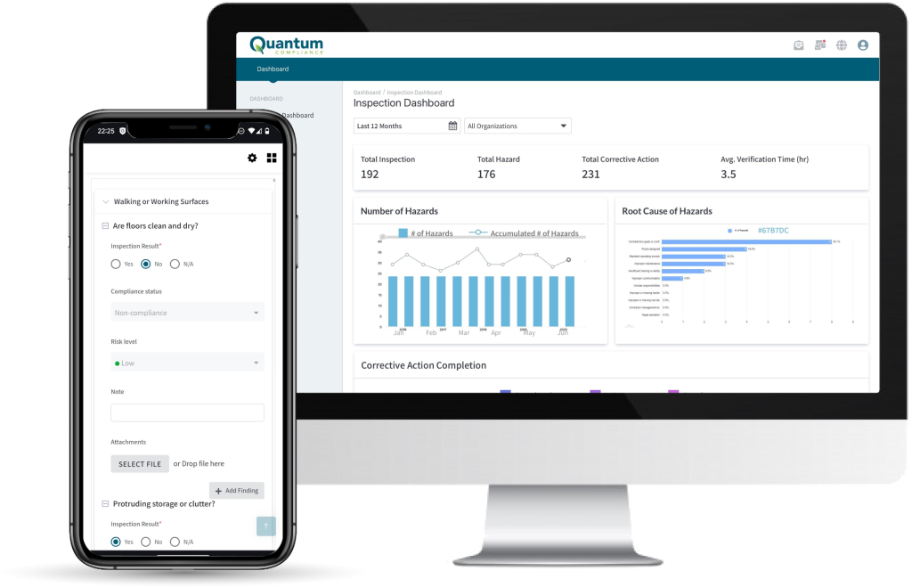 Safety Inspection Management Audit Software – Quantum Compliance